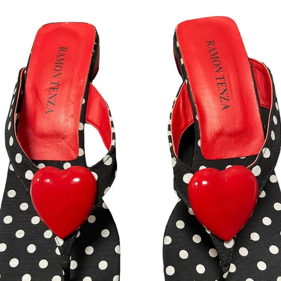 Ramon Tenza | Shoes | Ramon Tenza Heart Thong Sandals Vintage | Poshmark